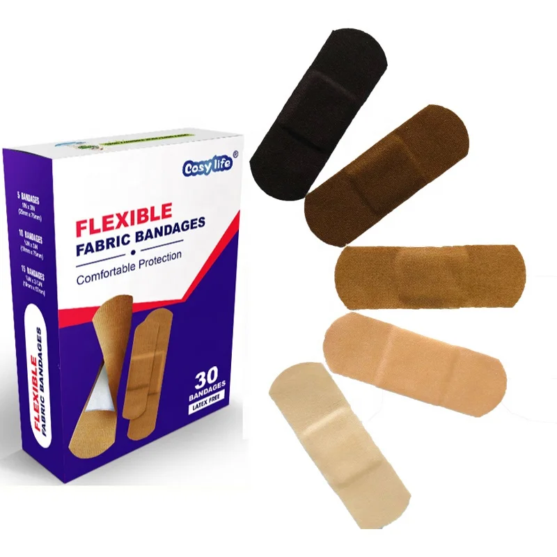 Recoo Plastic Free Adhesive Plaster Hypoallergenic Wound Care Band Aid ...