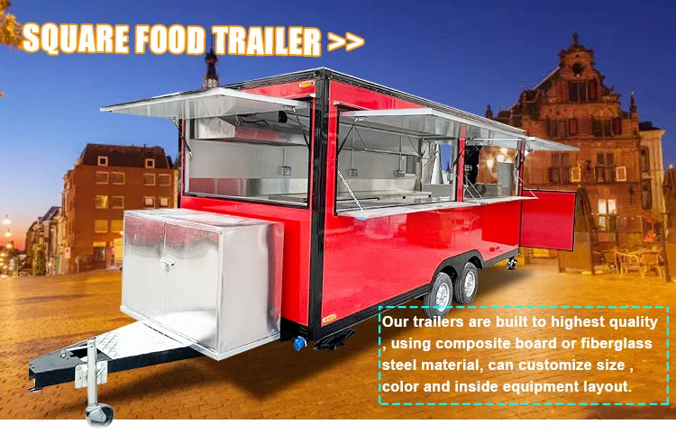 Mobiler Roasted Chicken Food Van Mobile Food Trailer USA