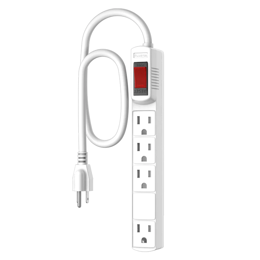 4 Outlet Transformer Space Power Strip With 245J Surge protection Surge ...