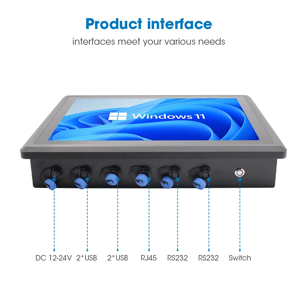 12.1 Inch Cnc J1900 J4105 J4125 J6412 J6413 I3 I5 I7 Wall Mount Ip65 ...