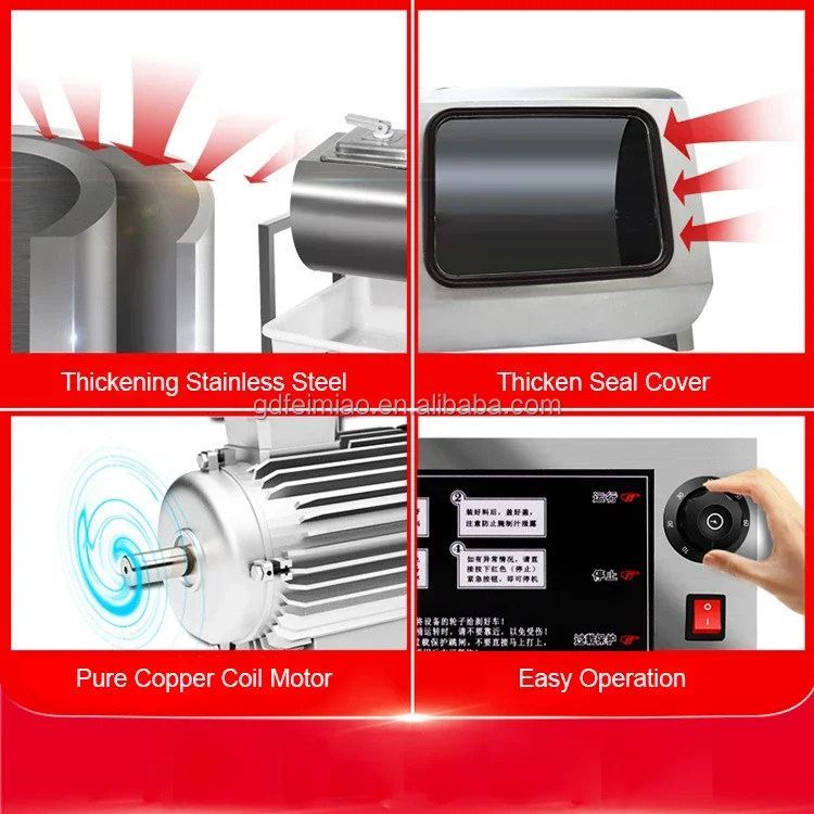 Meat Marinator Machine Robust Materials Stainless Steel Vacuum Pickling ...