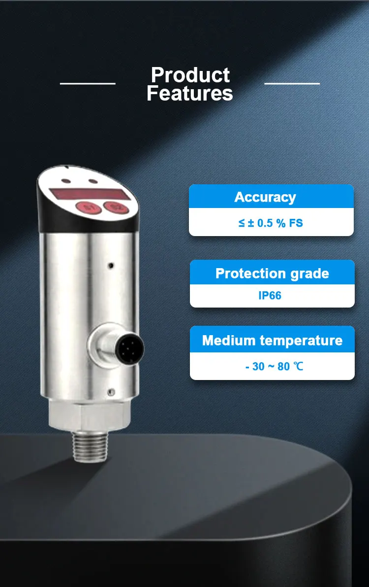 Sentec Pw220 Intelligent Digital Pressure Switch That Integrates ...