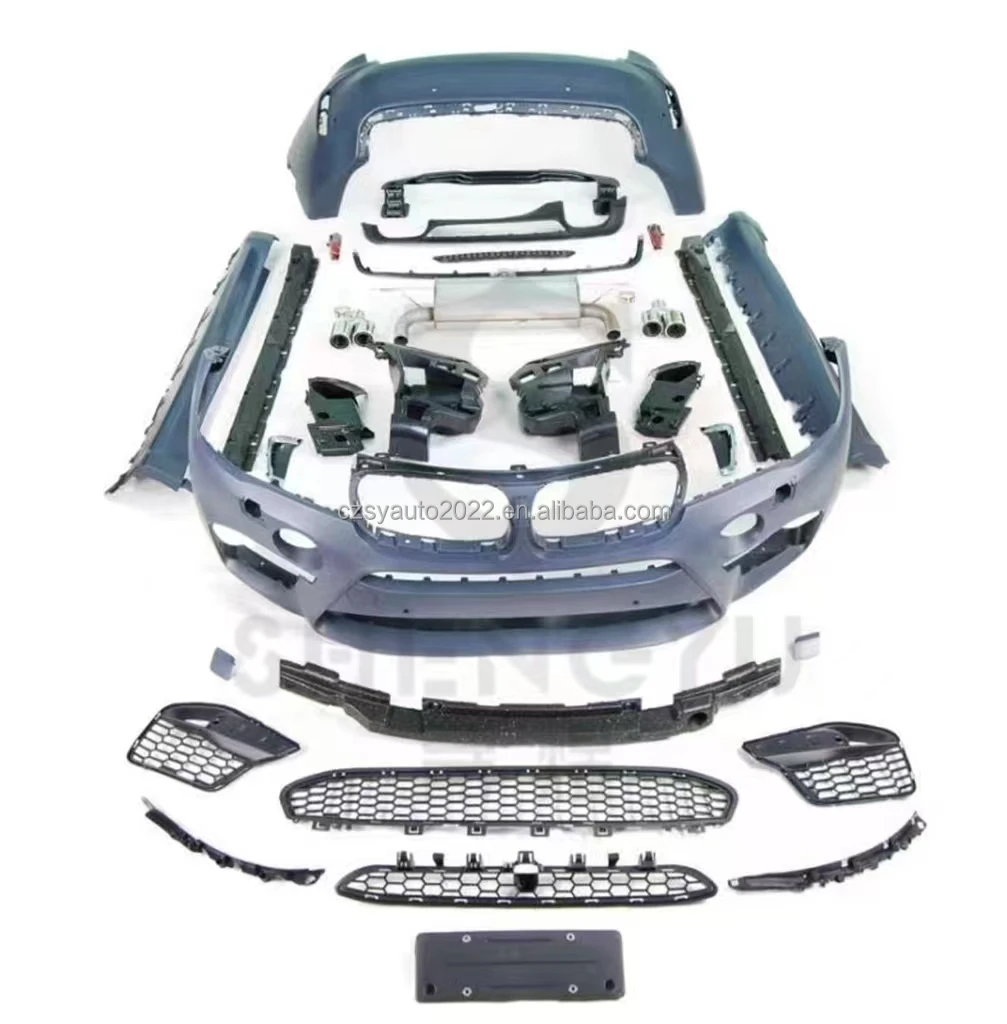 Body Kit Include Front Bumper Assembly Rear Lip Exhaust Pipe And Side ...