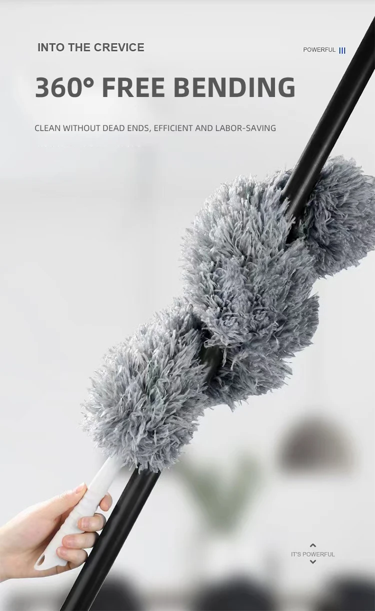 Classic Home Feather Duster For Cleaning Telescopic Microfiber Dust ...