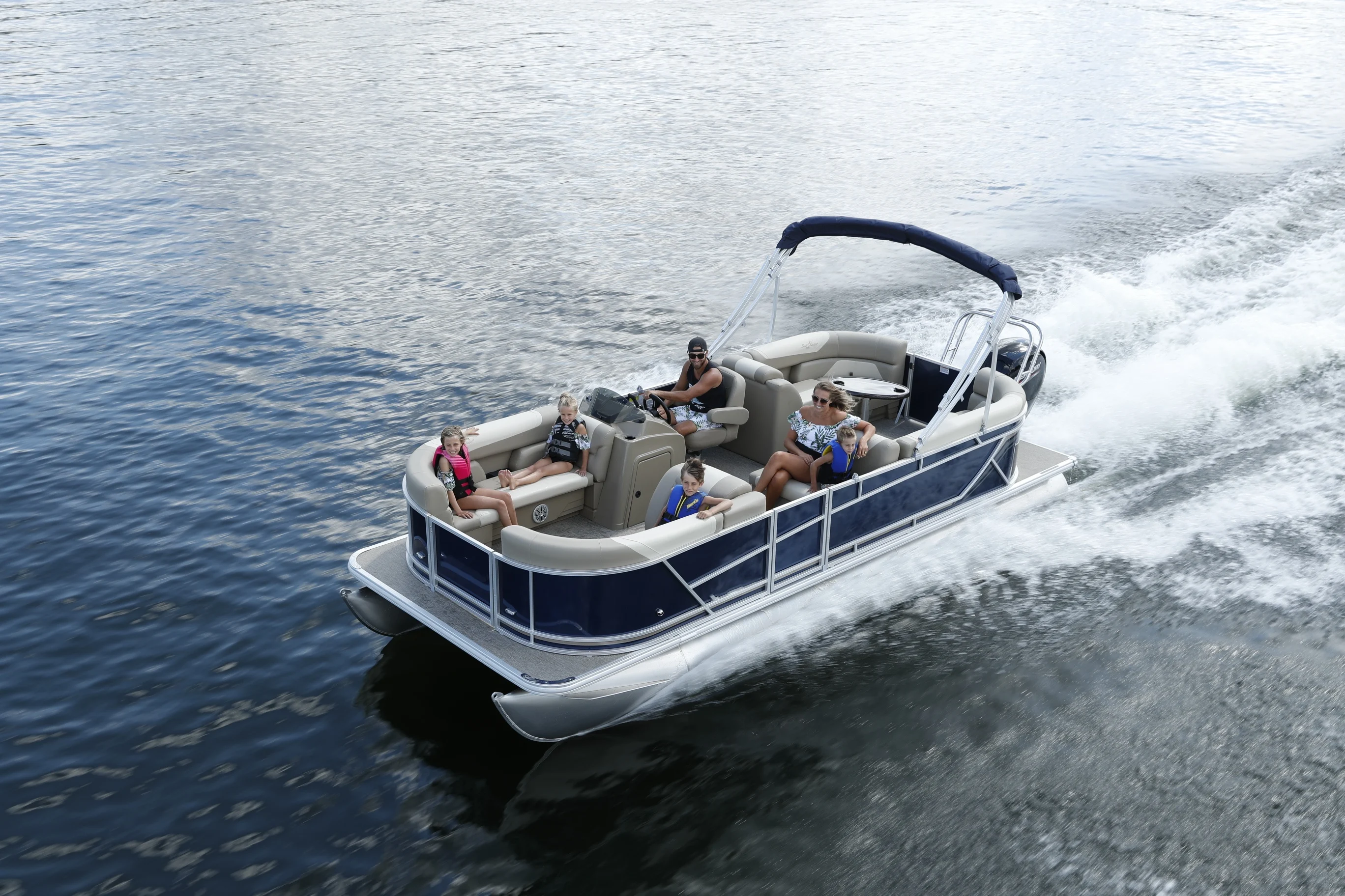 2023 Kinocean Luxury 18FT Party Fishing Pontoon Boat