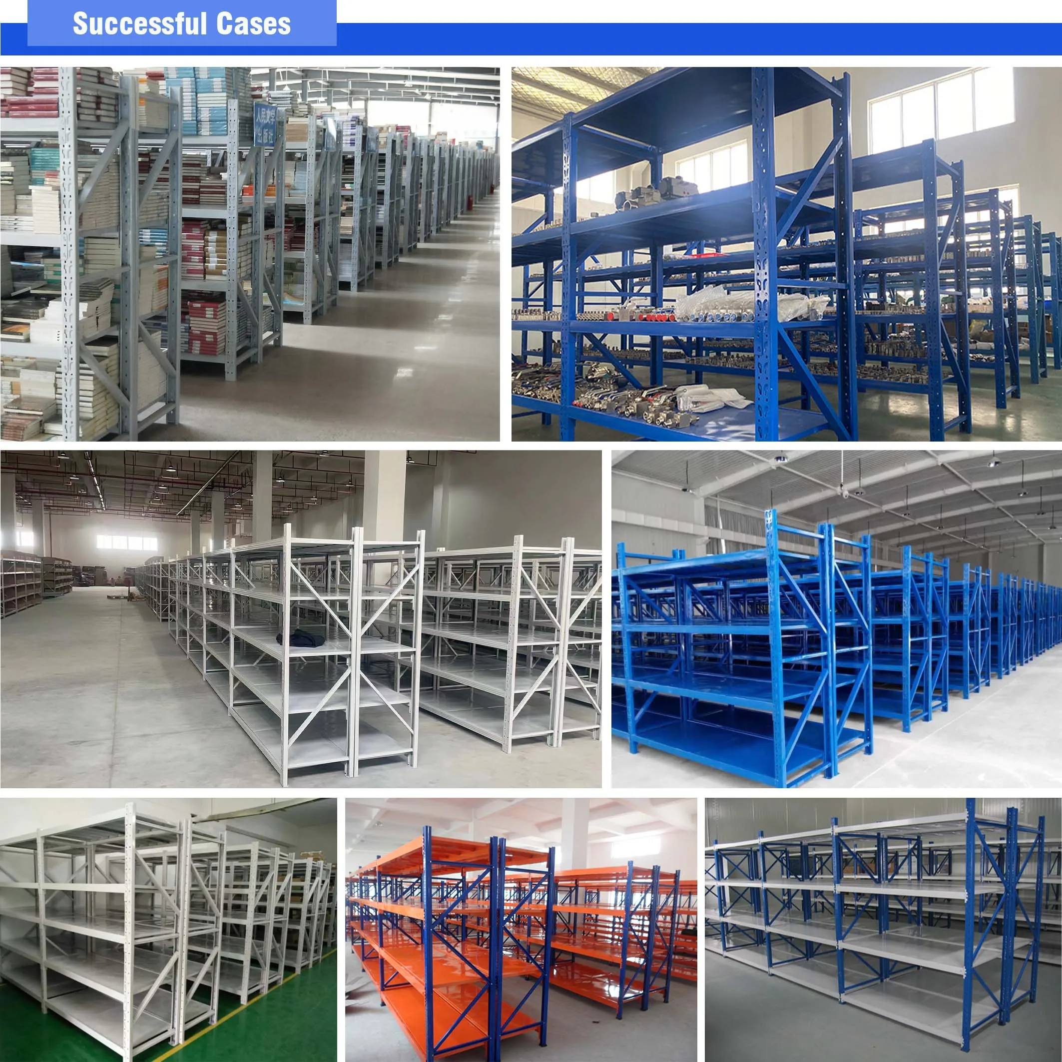 Adjustable Shelf Warehouse Shelving - Light Duty Racks