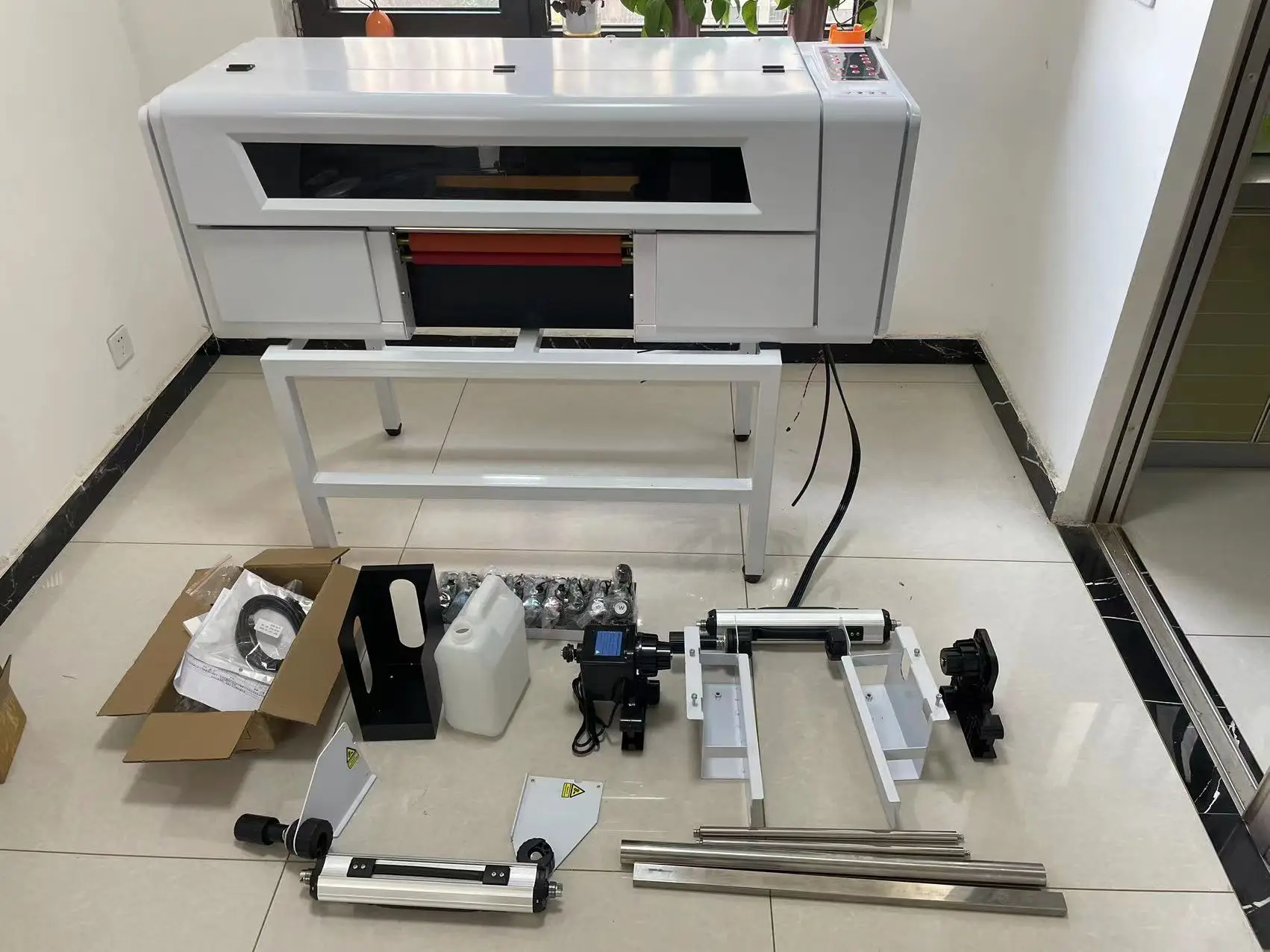 Tiffan Large Format A2 A3 42cm Uv Dtf A B Film Tx800 Printhead Crystal ...