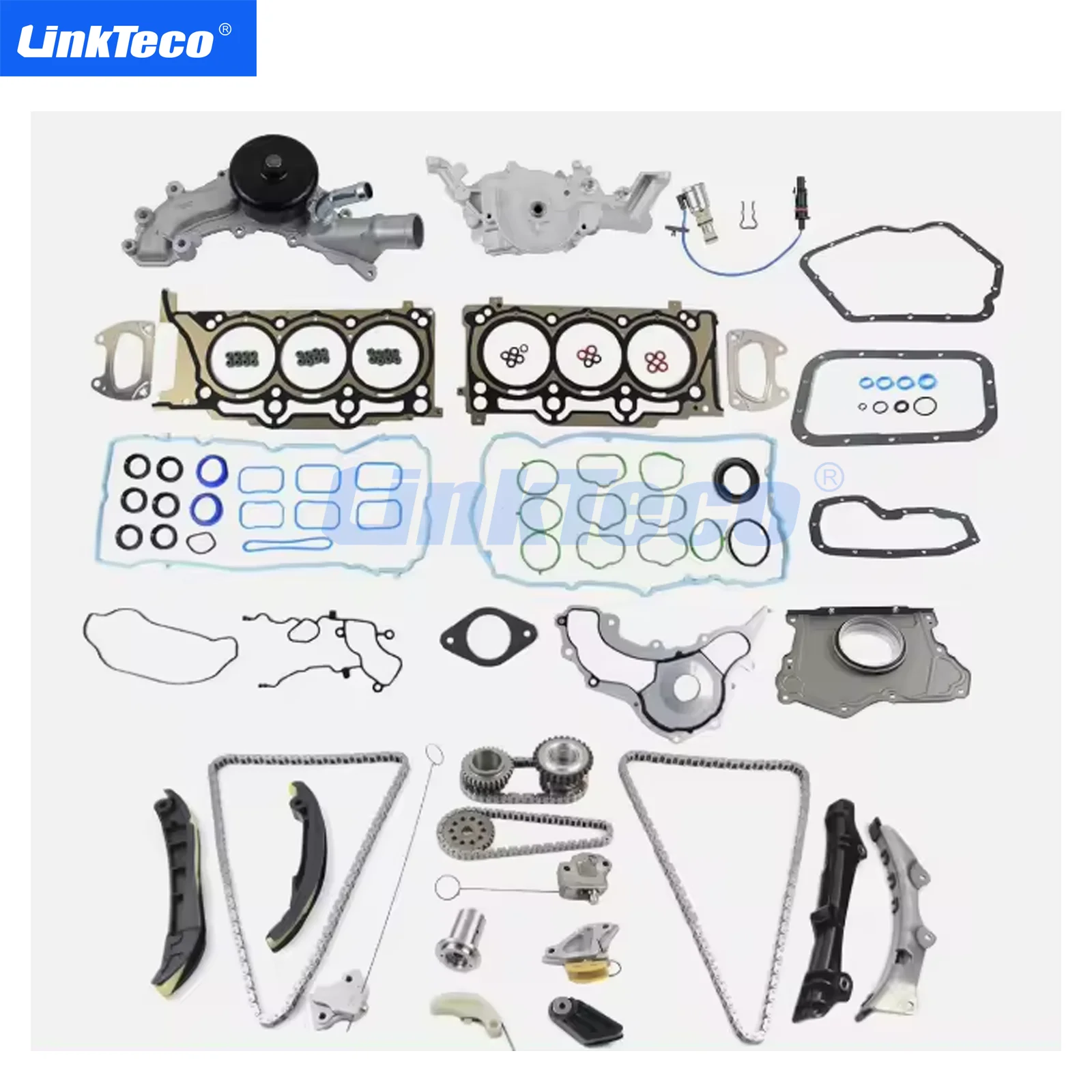 Timing Chain Pump & Head Gaskets For 11-15 Chrysler Dodge Jeep 3.6l V6 ...