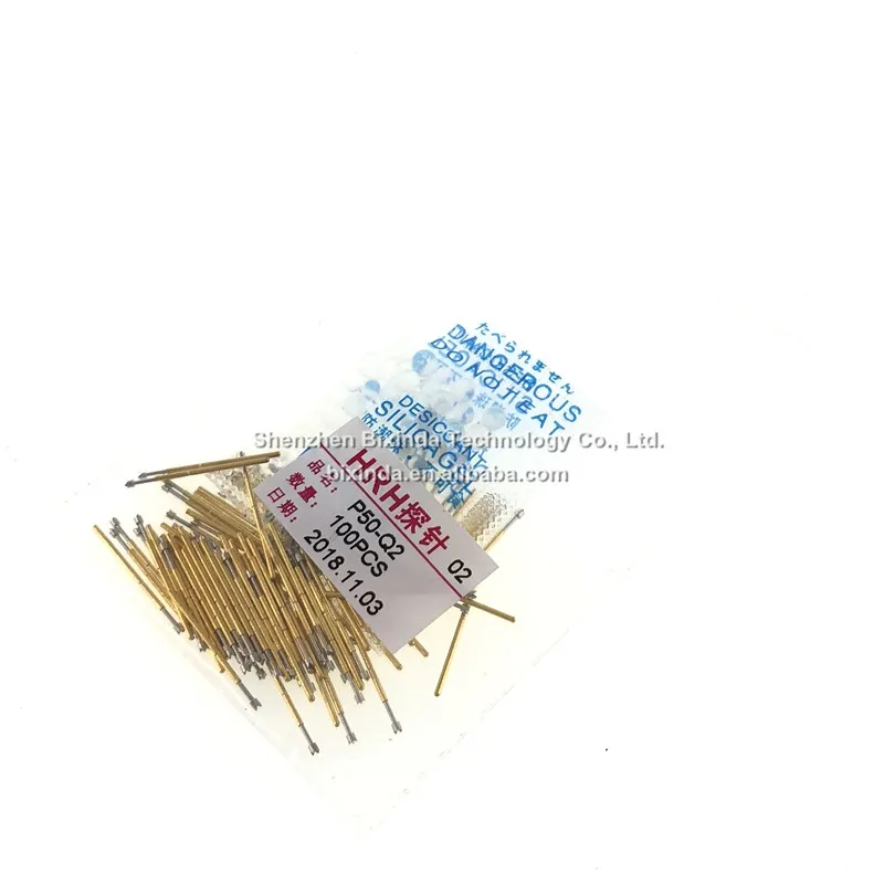 PCB probe test pin P50 retractable spring thimble B1 pointed G2 flat ...