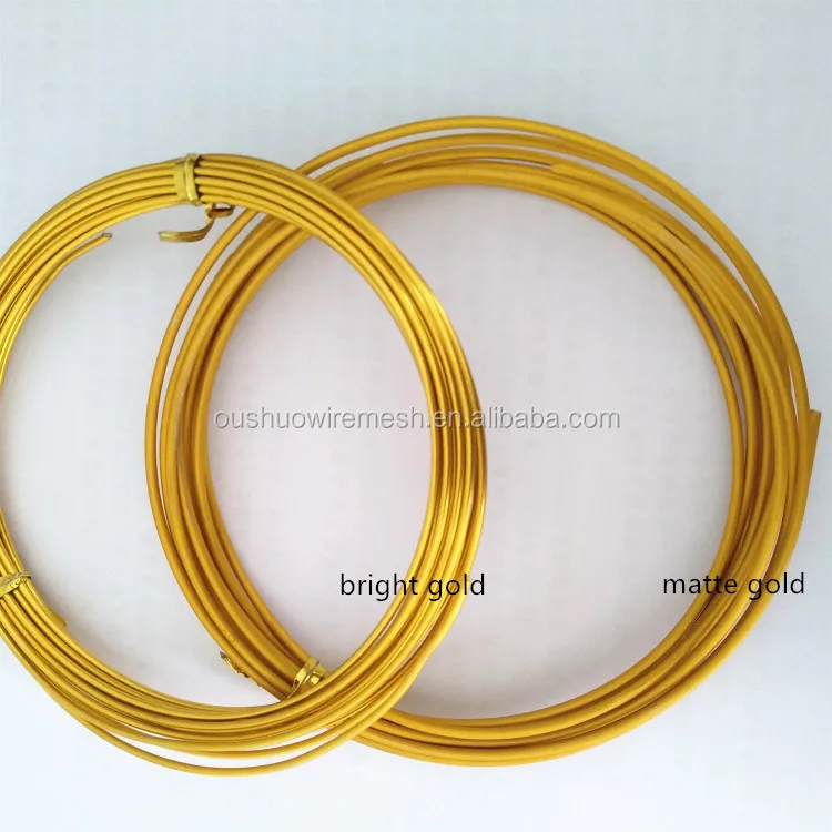 Silver And Gold 1mm Beading Wire Soft Aluminum Craft Wire For Jewelry Making Supplies - Buy Wire ...