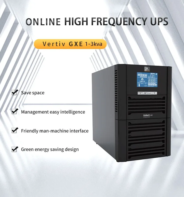 Vertiv GXE 1-3KVA UPS - Reliable Power for Telecommunications