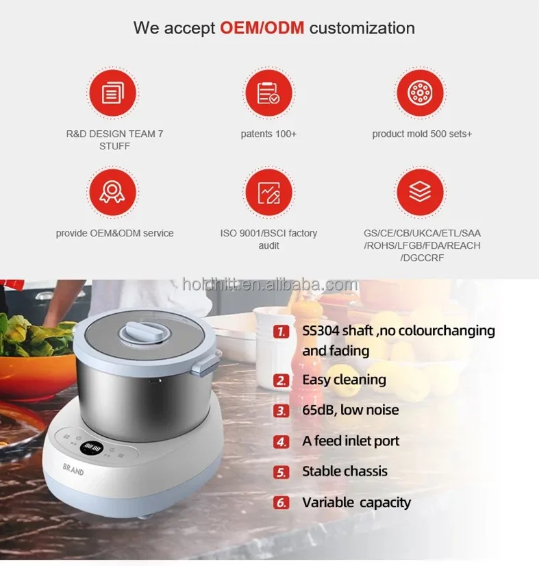 mini automatic electric 5kg roti pizza dumpling dough maker bread dough ...