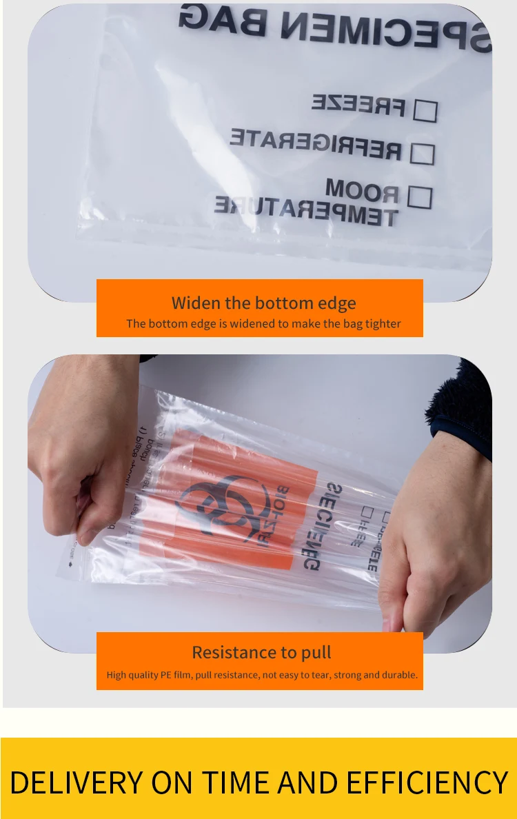 Lab Biohazard Zipper Autoclave Specimen Ldpe Kangaroo Bags - Buy Ldpe ...