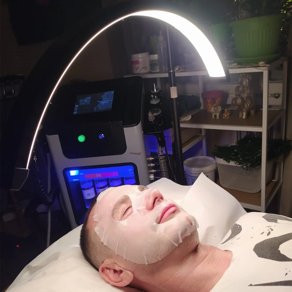 Professional 40w Half Moon Arched Beauty Light Floor Eyelash Lamp Led ...