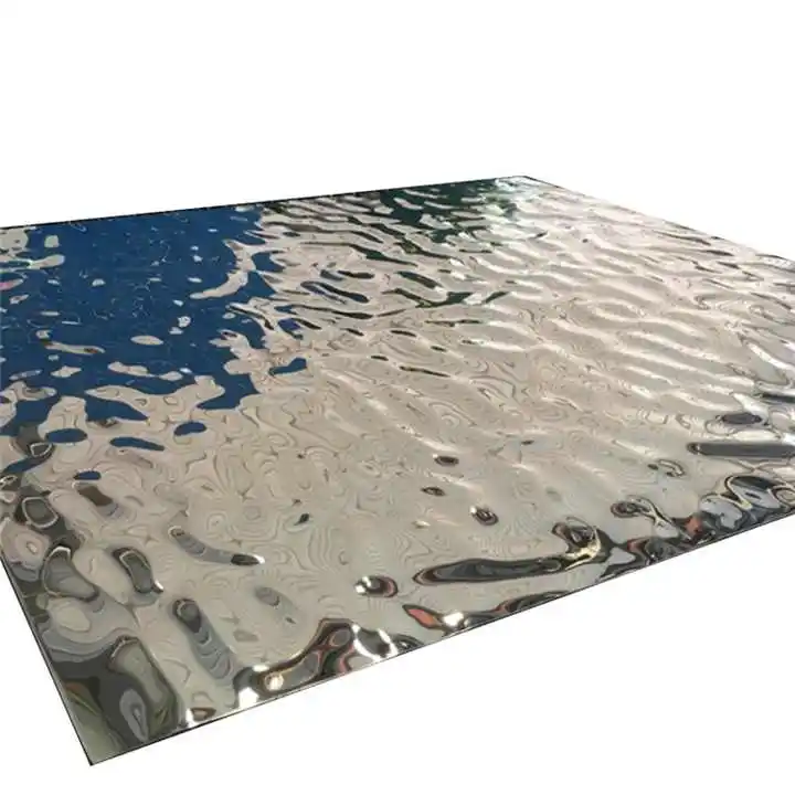 Water Ripple Stainless Steel Sheet Colorful water ripples decorative ...