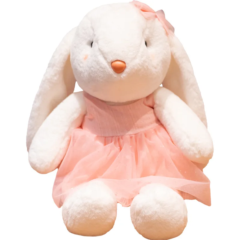 Cute Long Ear Rabbit Plush Toy Soft Plush Animal Doll Rabbit Hair A ...