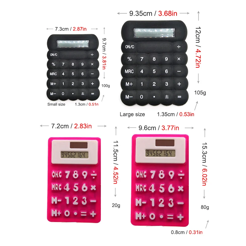Custom 8 Digits Foldable Waterproof Scientific Calculadoras Promotional ...