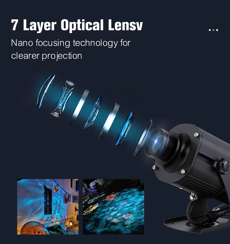 Water Wave Gobo Ip65 Led Dynamic Magic Water Wave Flow Effect Stage ...