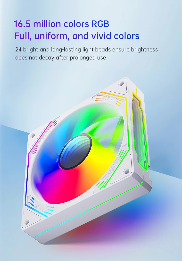 Snowman OEM 12VDC PC RGB Fan - Efficient Cooling Solutions