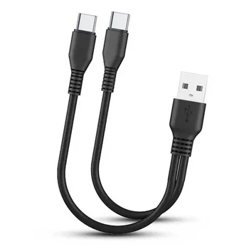 Portable 2in1 Splitter Y 2 En 1 Micro Usb Type C Cable 2 In 1 Charger ...