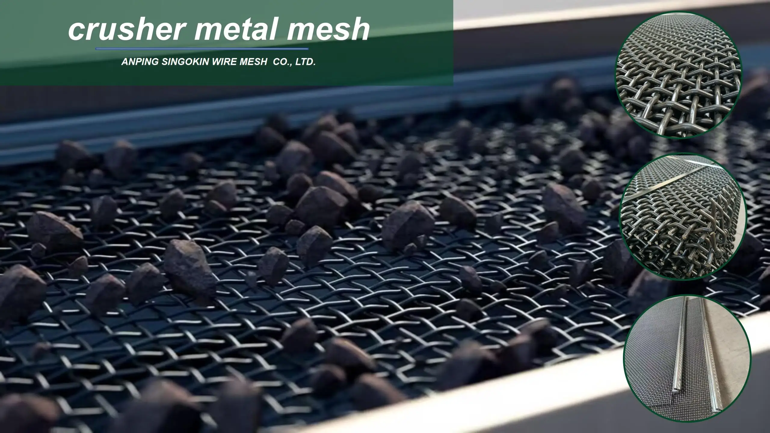 Spring Stainless Steel Plant Factory 45#,65mn Steel Crimped Wire Mesh ...