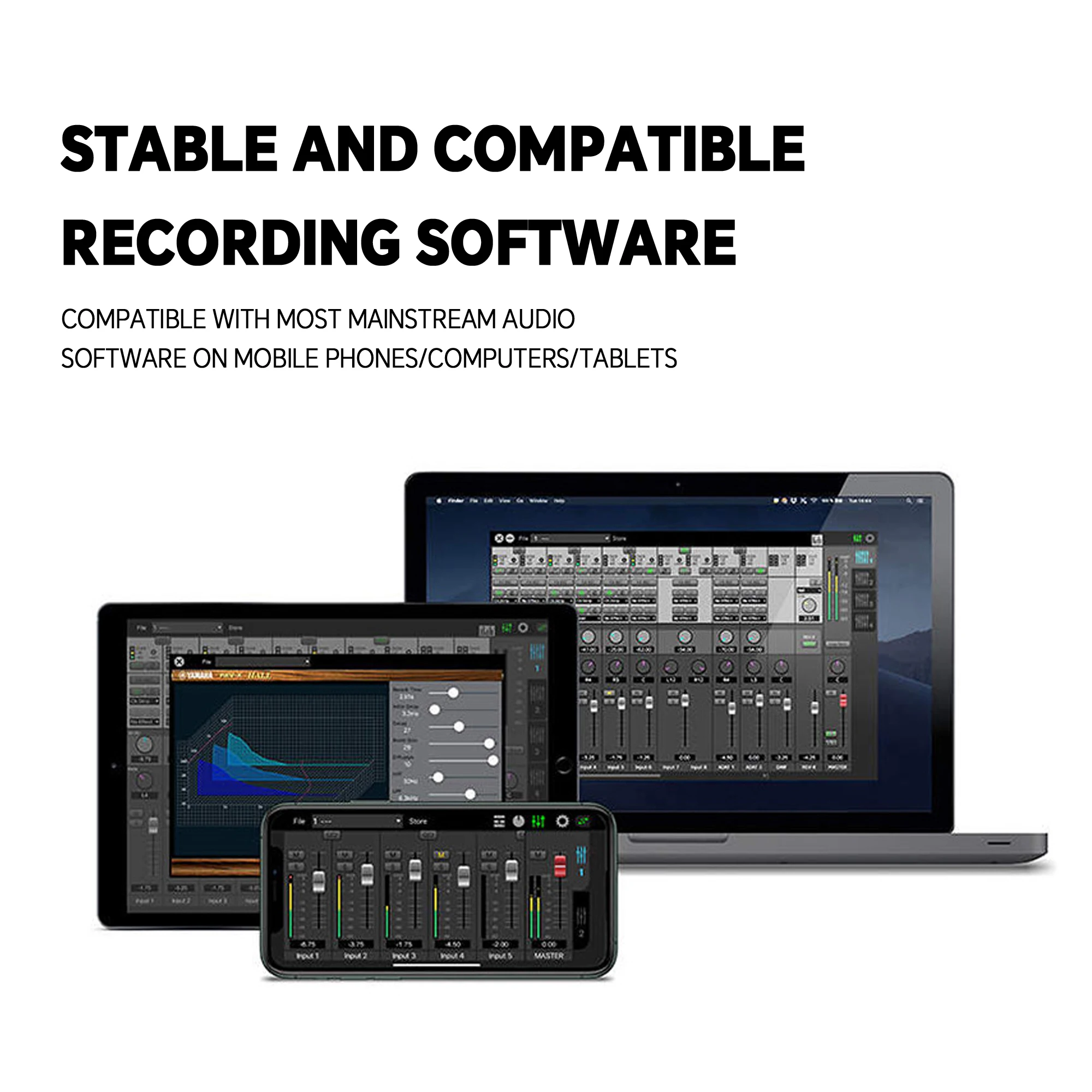 GAX-MD44 Professional Audio Interface for Podcasts & Music