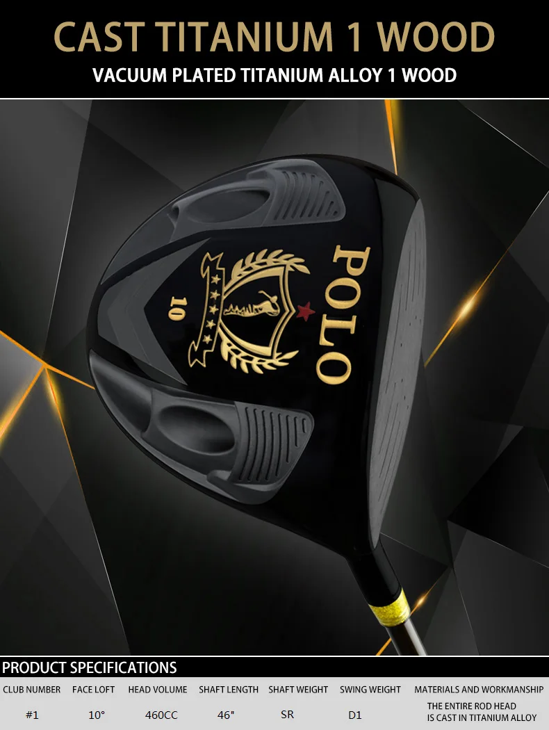 Premium Titanium Golf Club Sets for Men