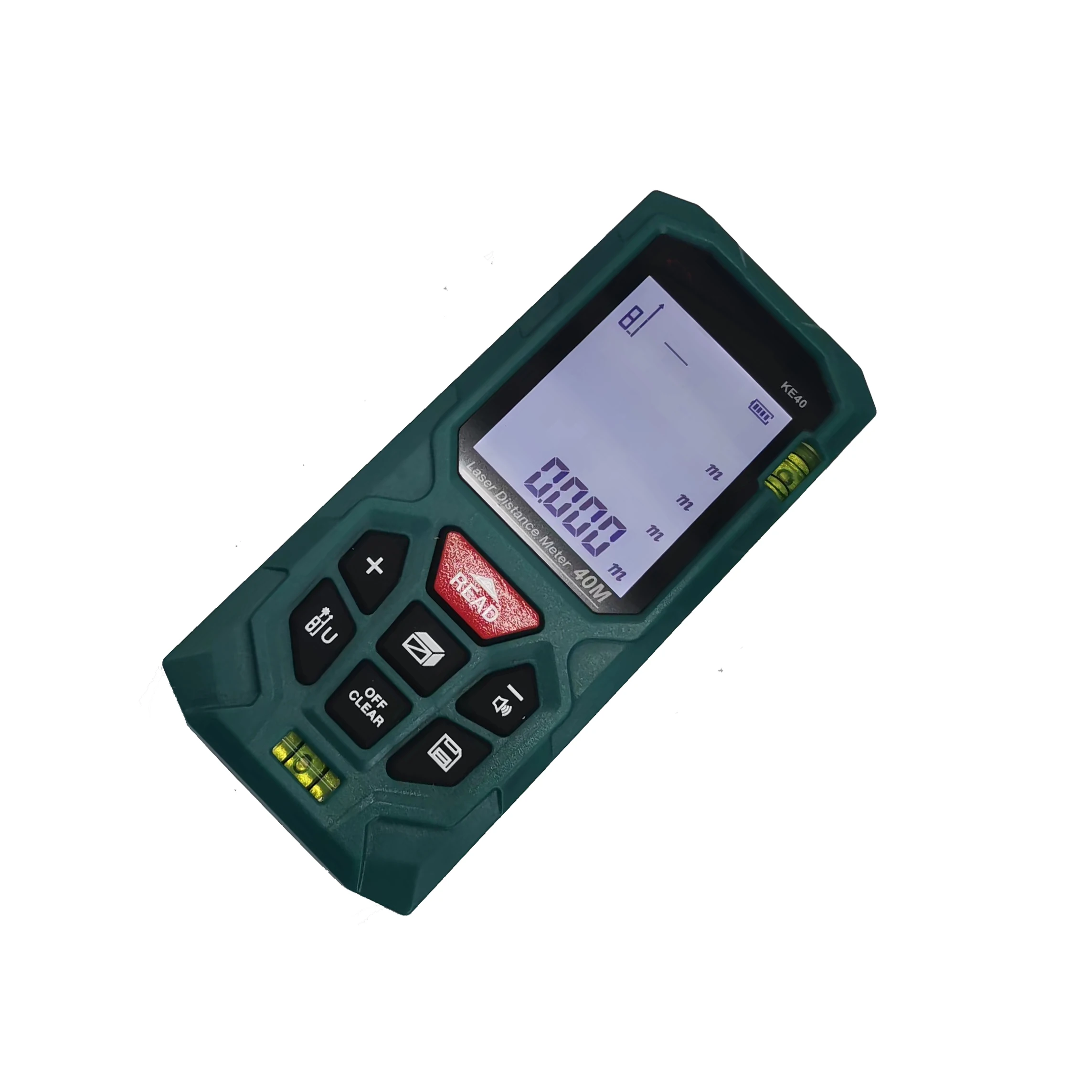 Double Horizontal Bubble 40m Rangefinder Laser Distance Meter Range ...