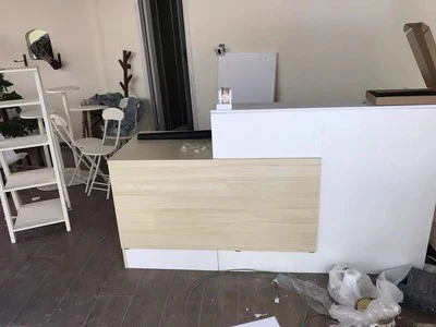 Modern Office Hospital Reception Counter Design