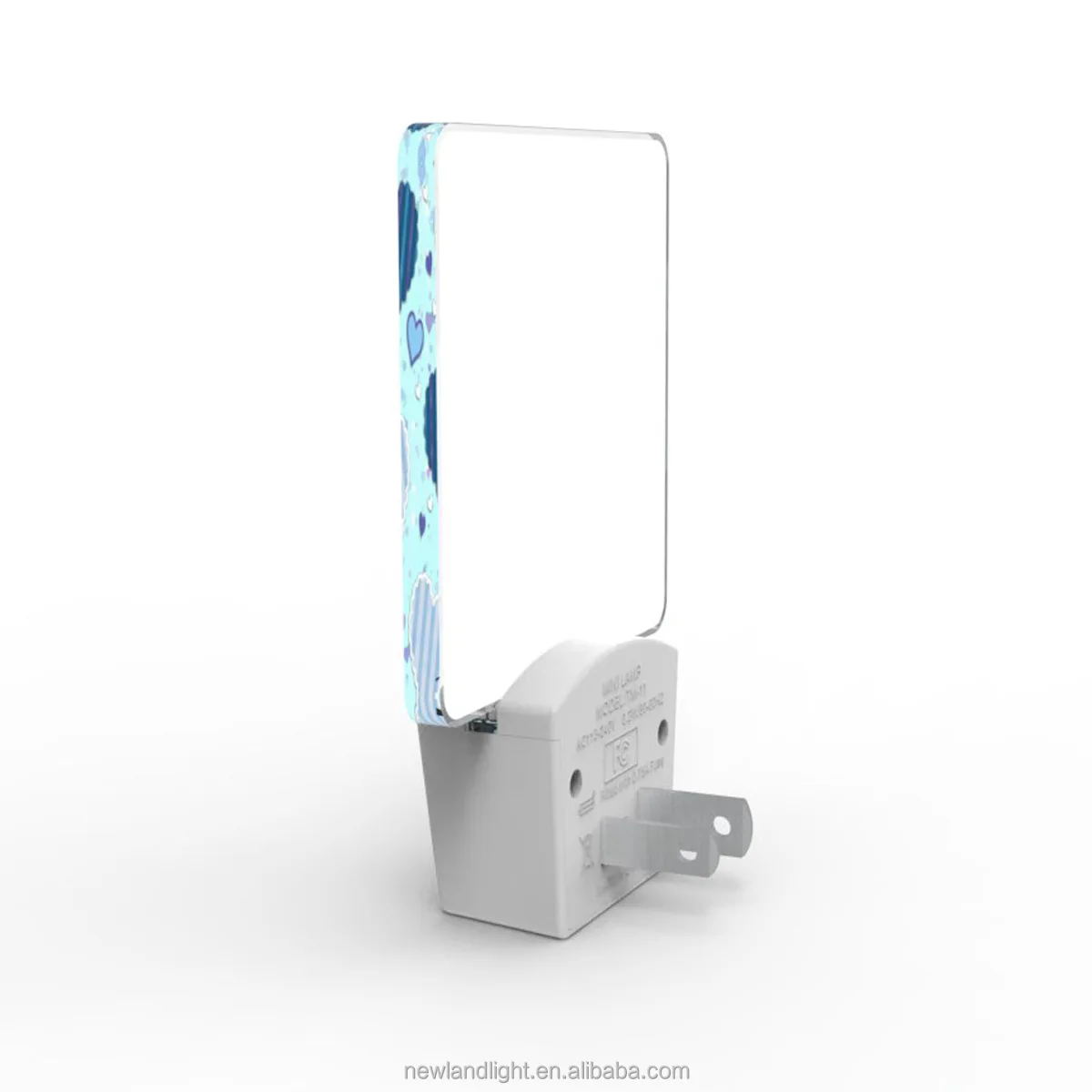 Custom Plug-in Body Sensor 110V 3D LED Night Light for Bathroom Hallway ...