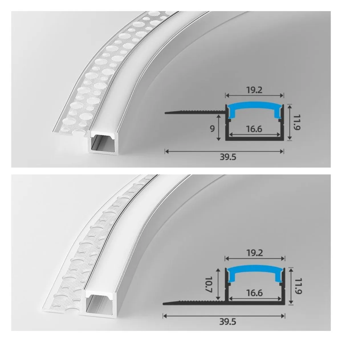 Gypsum Wall LED Strip Lighting - Flexible & Customizable