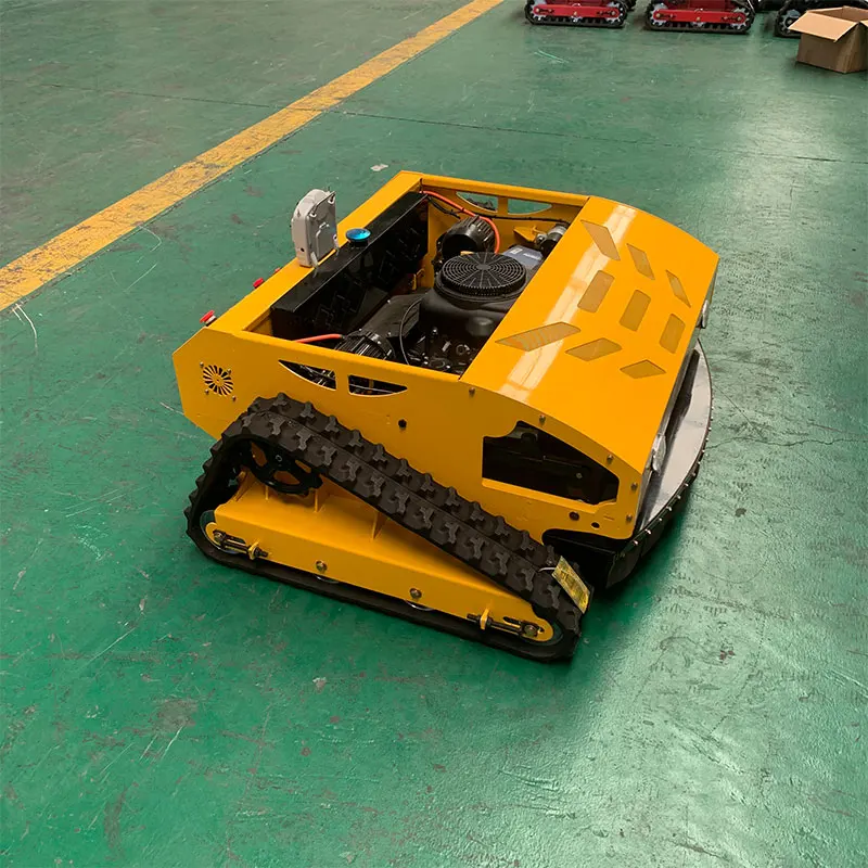 Electric Crawler Bush Cutter AI Robot Lawn Mower for Home Use