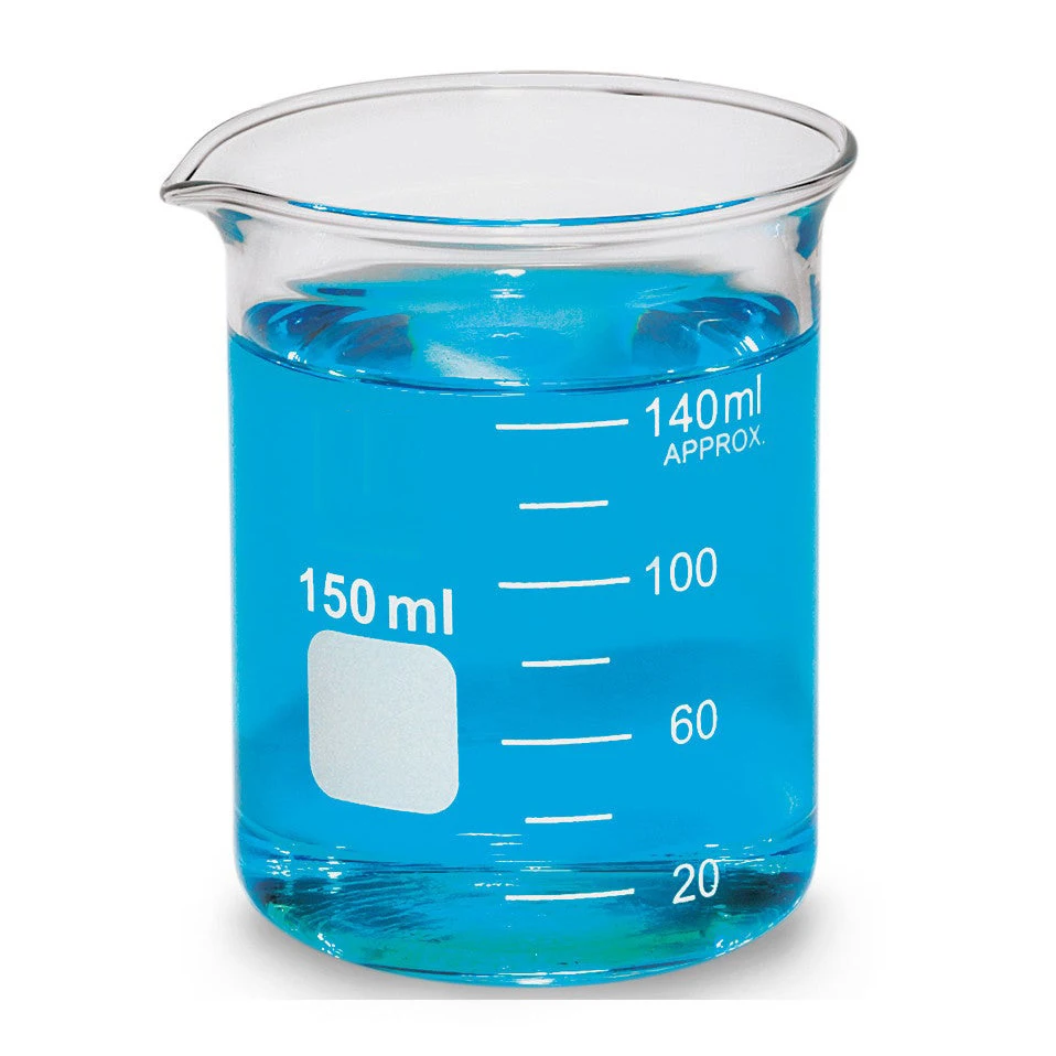 Glass Beaker Measuring Cups 1000ml - Borosilicate Lab Use, Clear Glass ...