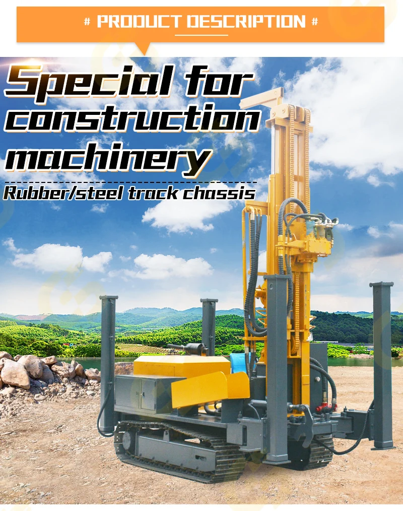Cs-200 Water Drilling Rig Boring Drilling Machine Water Well Drilling ...