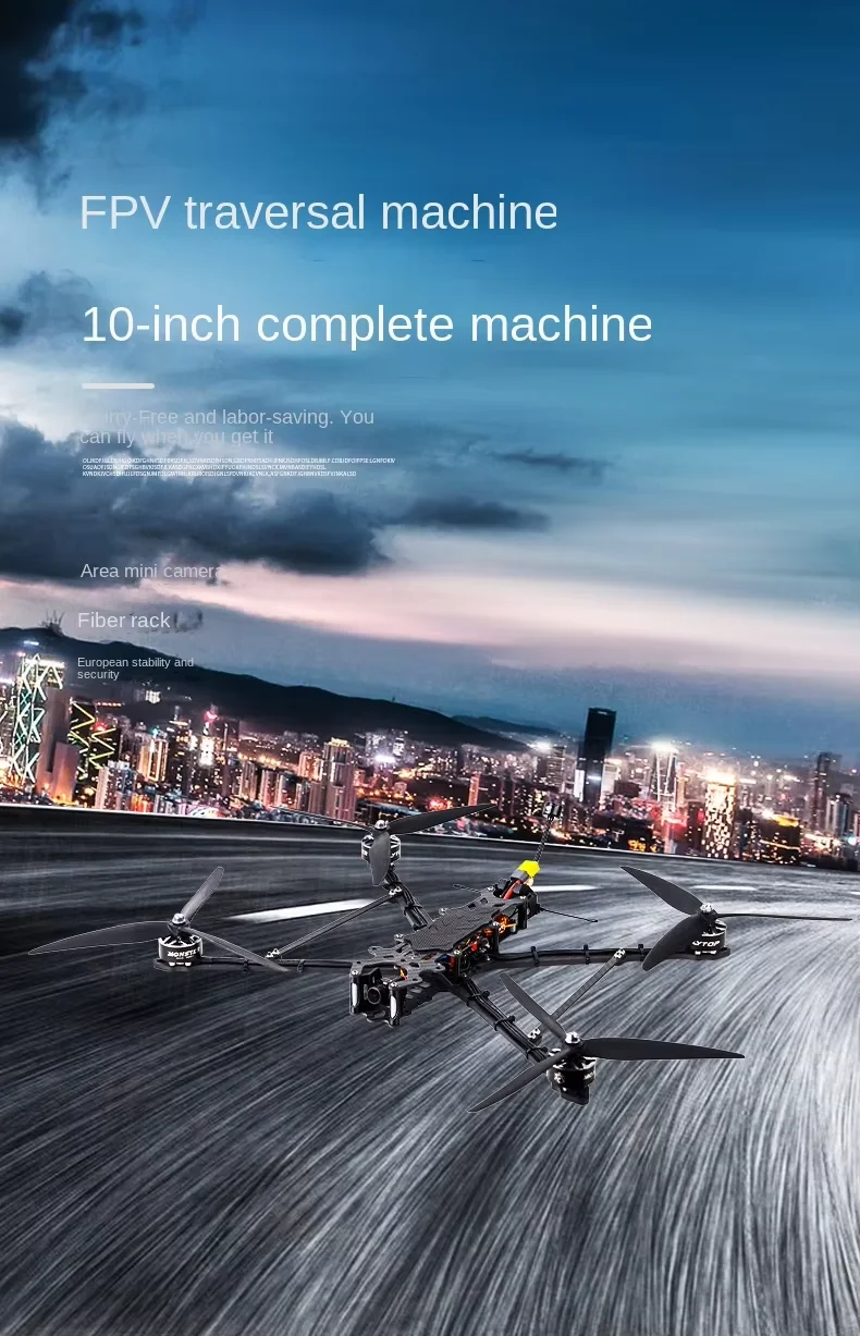 10-inch FPV Drone 8km Flight Long-distance Voyage 1.5-3.2kg Payload 360 ...