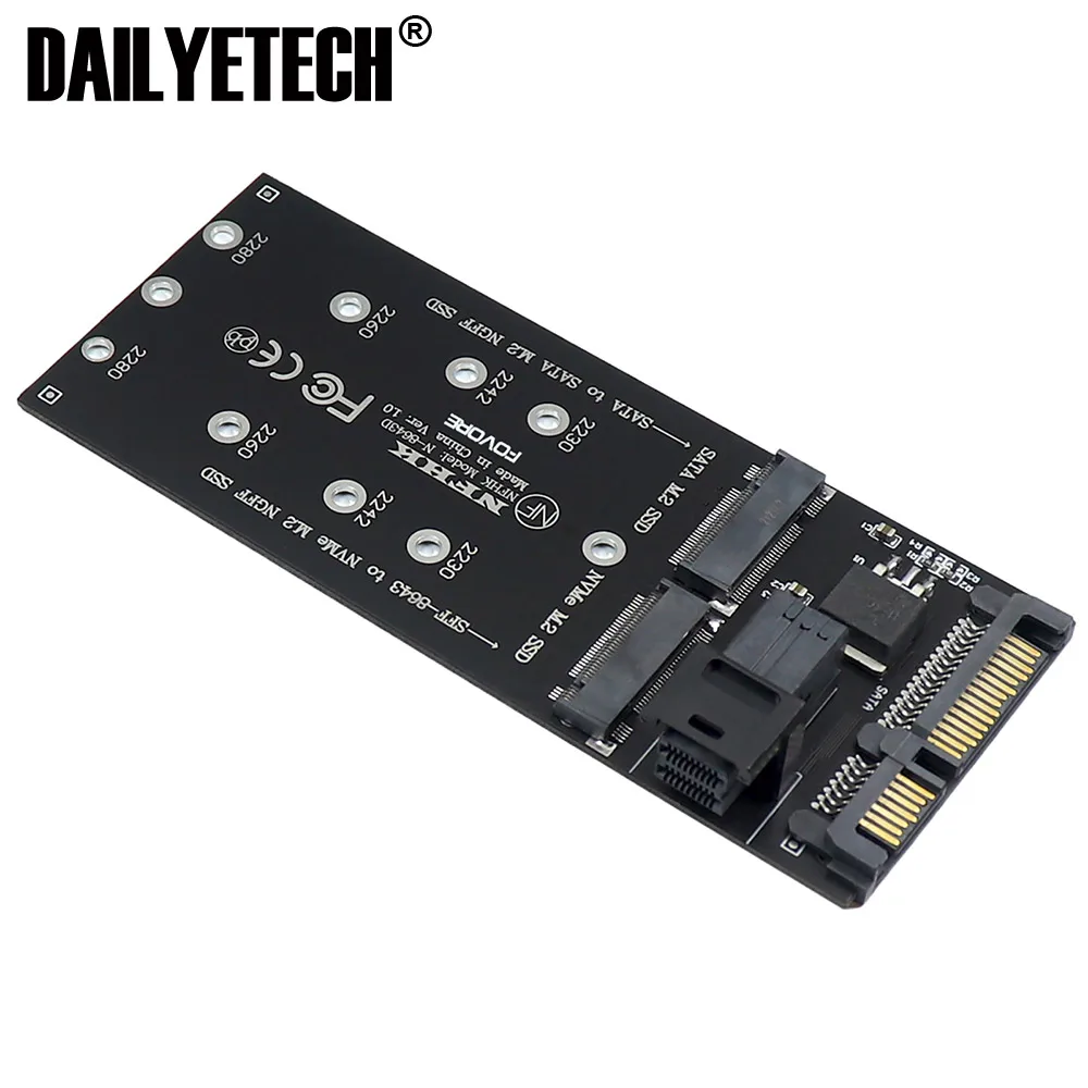 Sata M2 Adapter U.2 Sff-8643 U2 To M.2 Nvme Ssd Converter 22pin Sata To ...