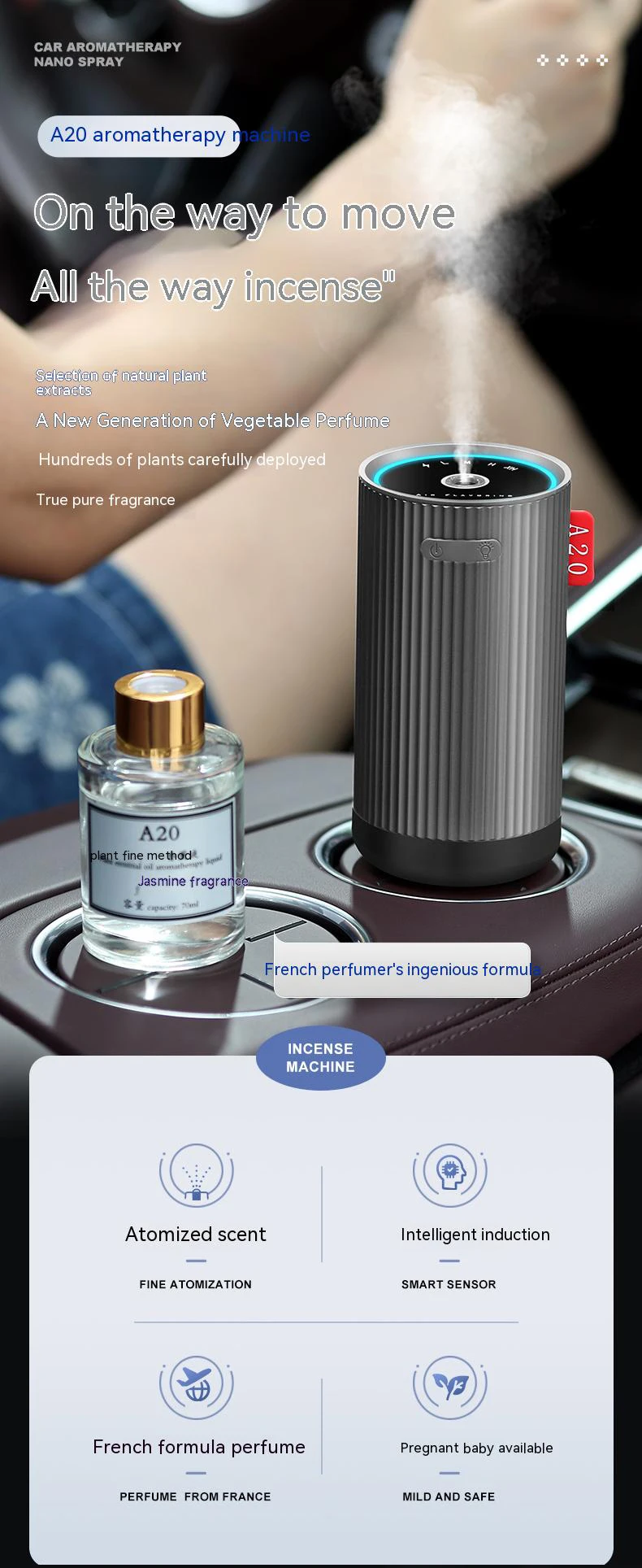 Factory Direct Sell Portable Air Freshener Electronic Fragrance ...