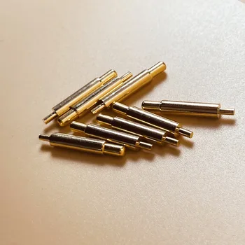 Terminal Pins Brass Gold Plated Smt Spring Loaded Pogo Pin - Buy Spring ...