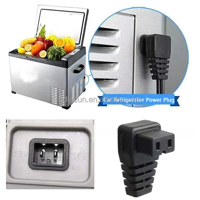 Car Refrigerator Extension Power Cord 12v 24v Cigarette Lighter Plug ...