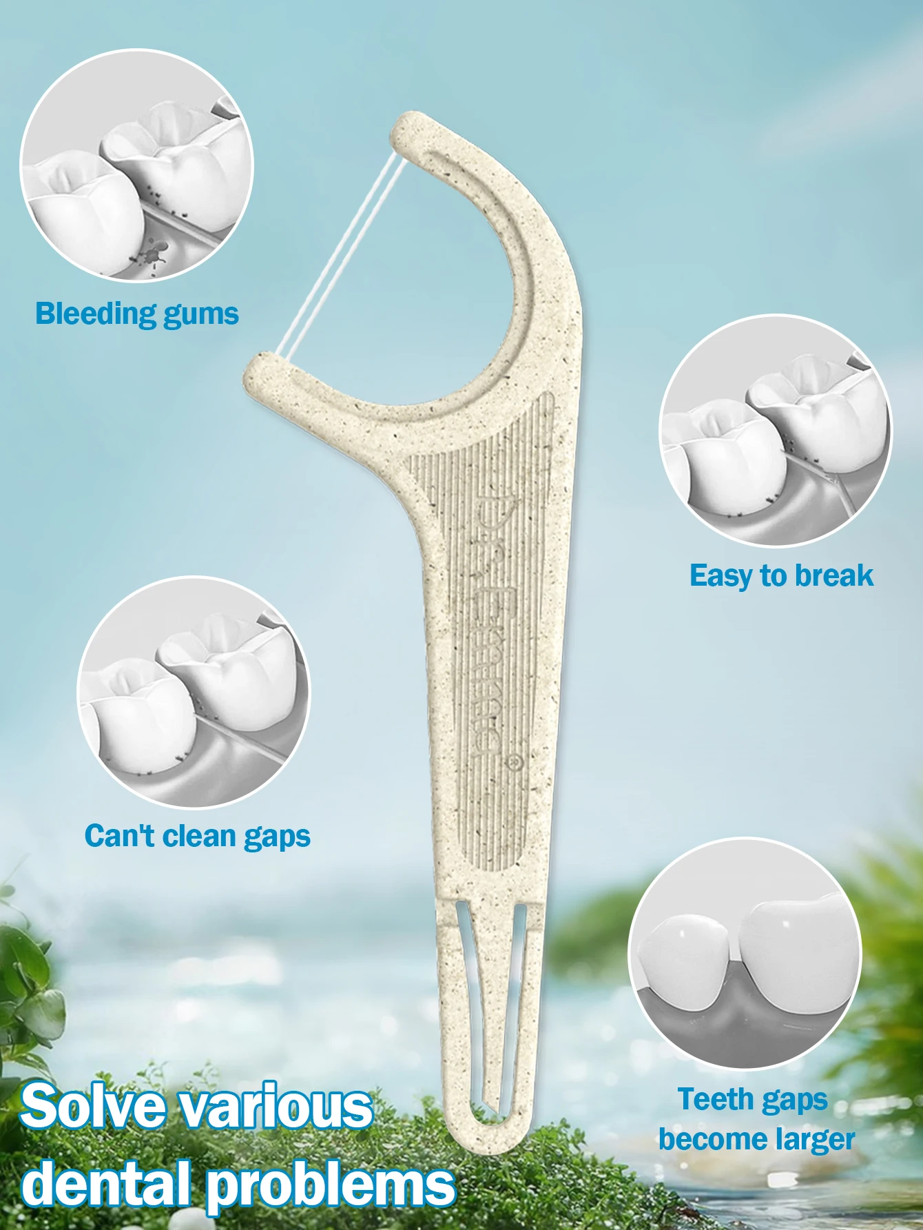 Mint Flavor 80 Bags Of Durable And Environmentally Friendly Twin Lline ...