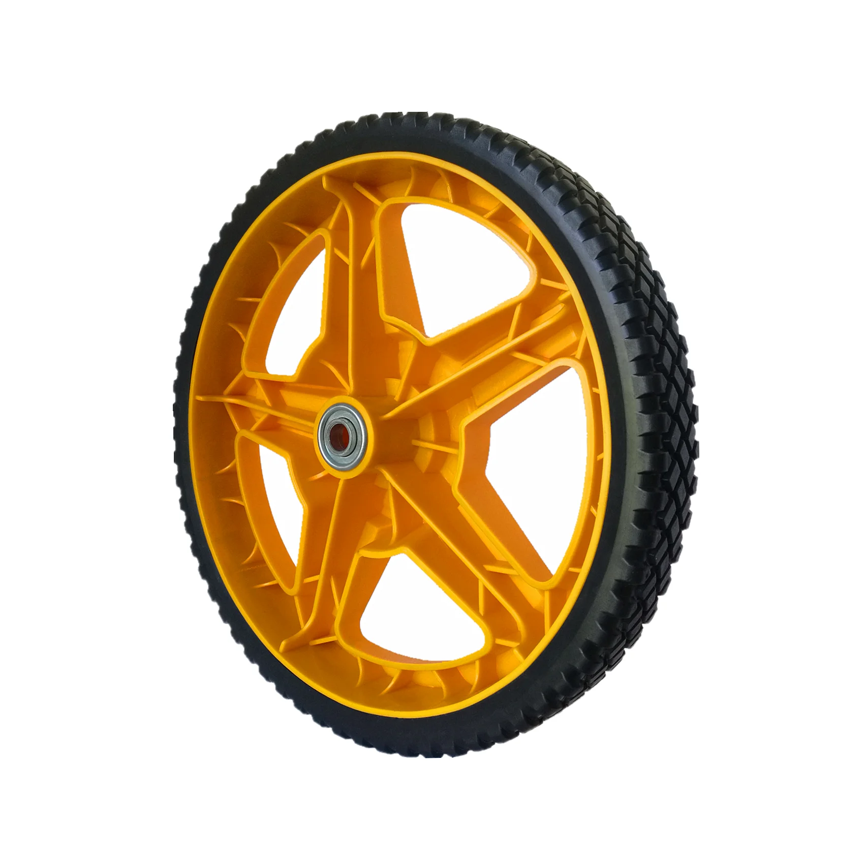 12 Inch Diameter Plastic Wheel with Ball Bearing for Mower