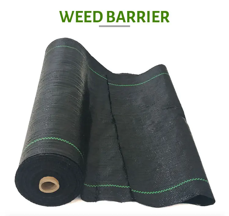 Agriculture Black Plastic Garden Weed Control Mat for Greenhouse