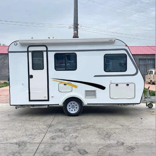 Outdoor camper trailer, RV, RV, mobile cabin towing camper, license ...