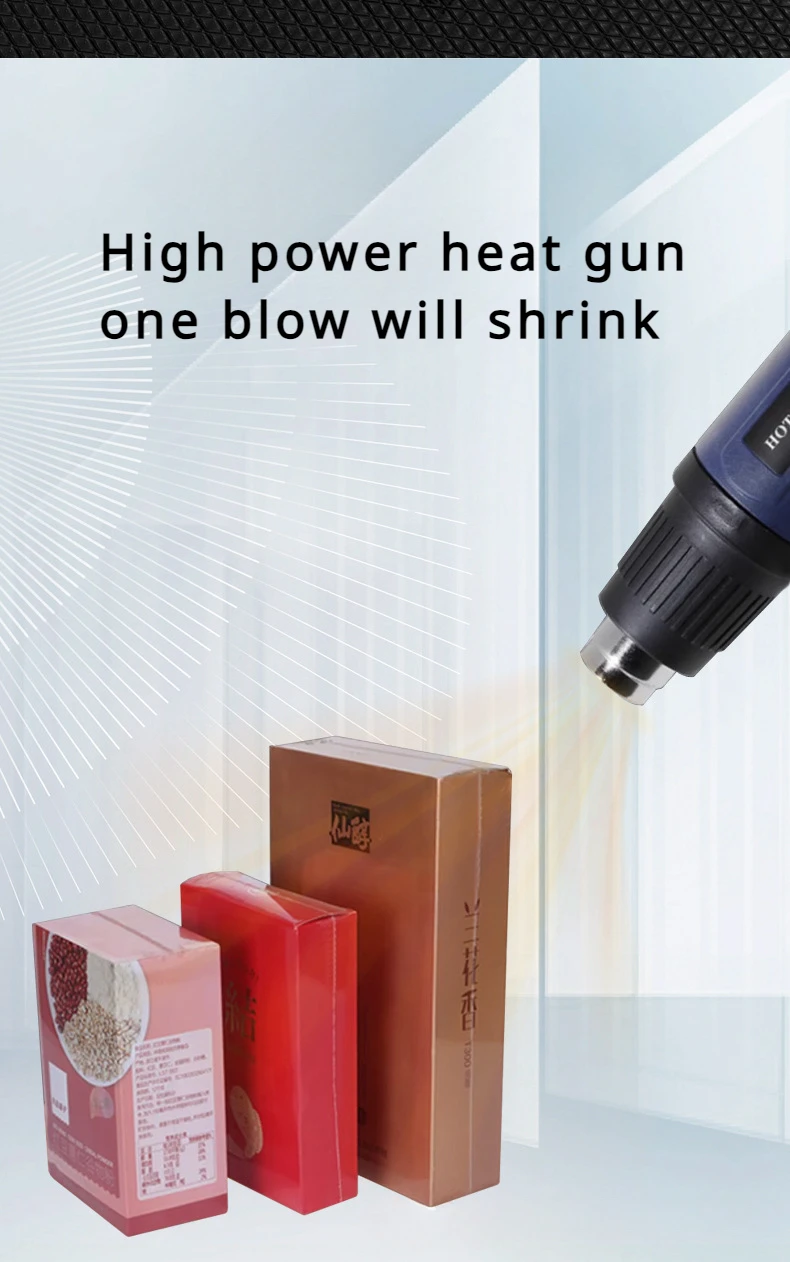 Shrink Wrap Machine 30cm/18inch Shrink Wrap Sealer with Heat Gun I-bar Sealer Suit for PVC POF ...