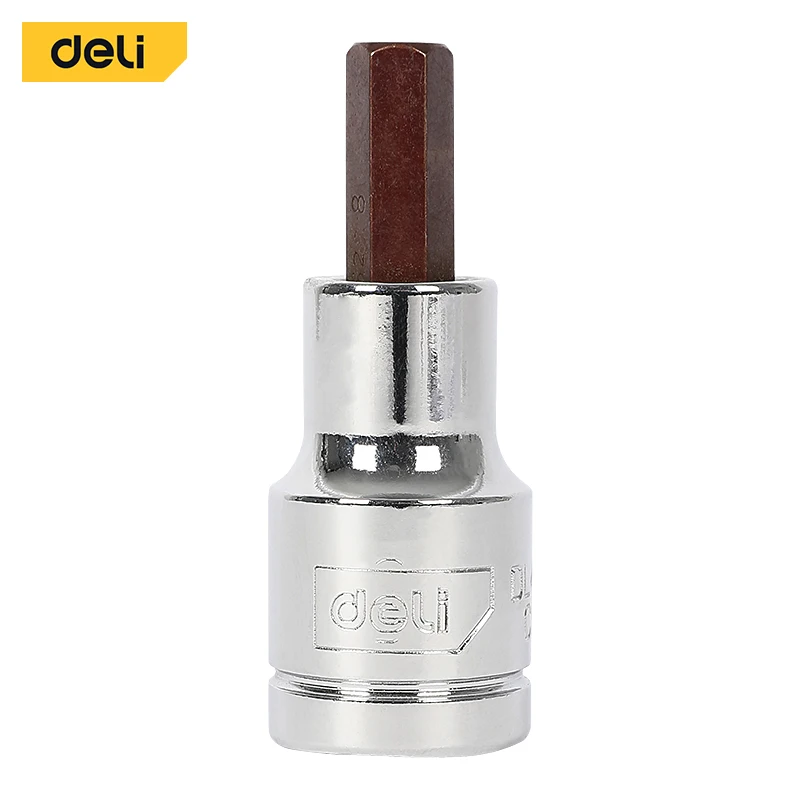 Deli DL4925 Hexagon Socket Cutter Bit Ratchet Quick Wrench Glove Barrel ...