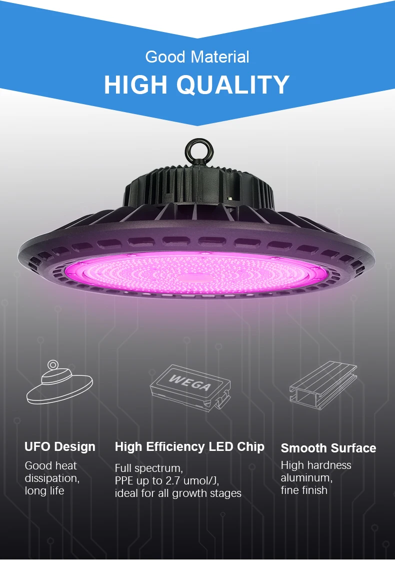 UFO LED Grow Lights - Efficient Full Spectrum Solutions