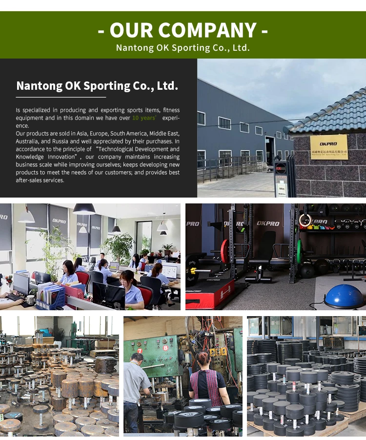 Okpro New Design High Quality Wholesale Urethane Dumbbells Round ...