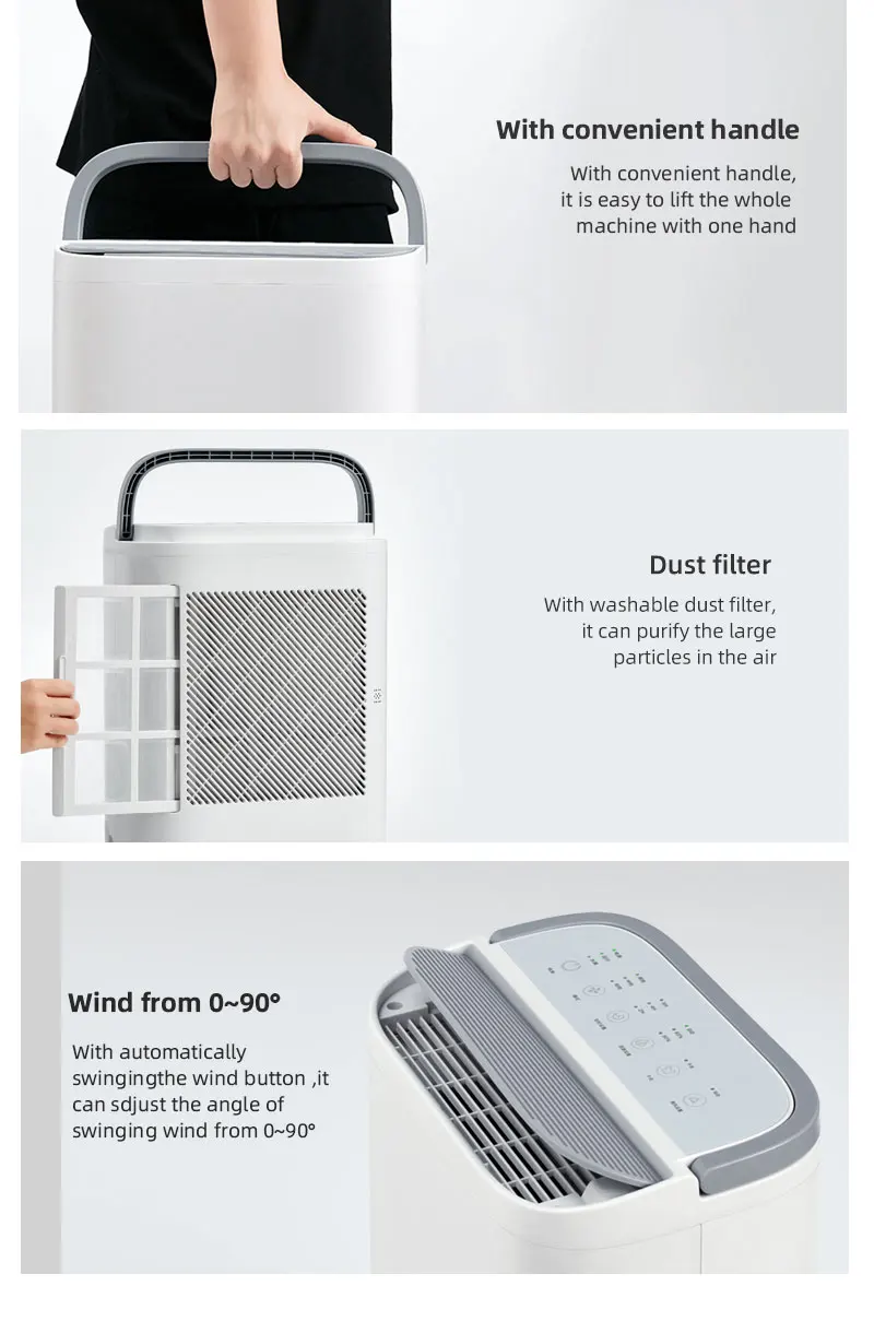 Commercial 120v Low Noise Humidity Reducer Home Dessiccant Wheel ...