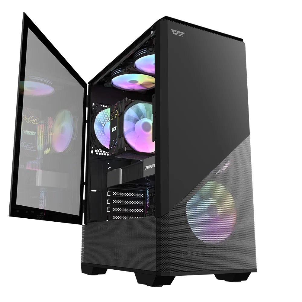 Desktop Gaming Mid Tower Atx Gaming Pc Computer Case& Gaming Towers ...