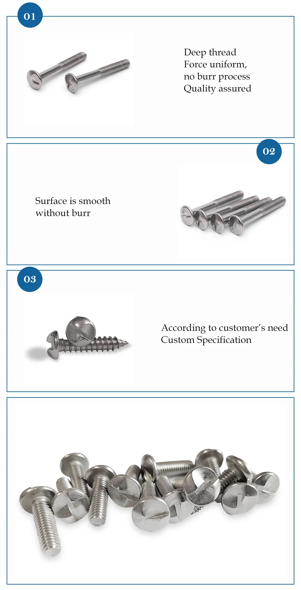 Stainless Steel 304 316 One Way Pan Head Safe Remove Anti-theft ...